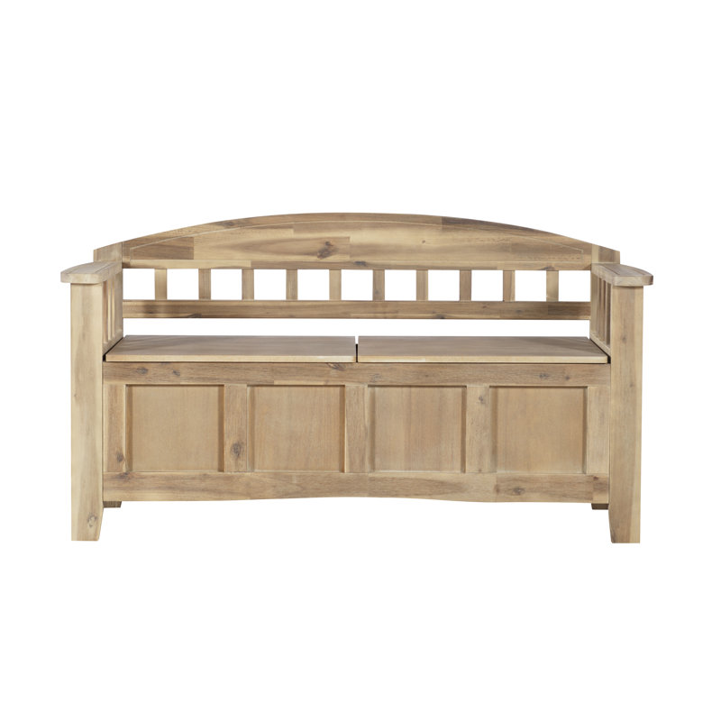 Gracie oaks apruva wood storage bench store